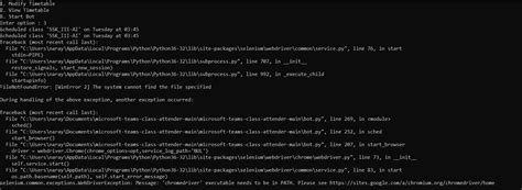 Filenotfounderror Winerror 2 The System Cannot Find The File Specified · Issue 3 · Teja156