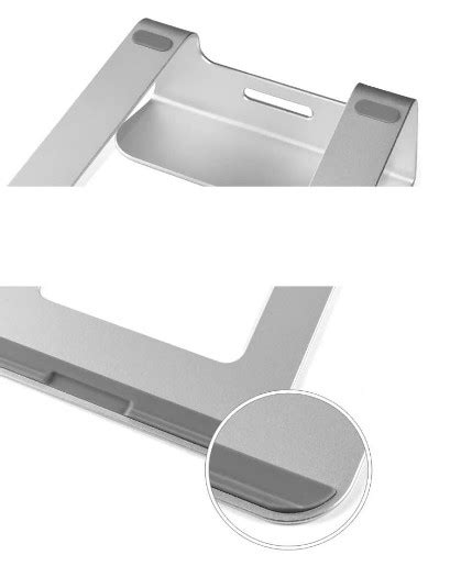 Алуминиева стойка за лаптоп преносима поставка за лаптоп стойка за Macbook и всички лаптопи 11