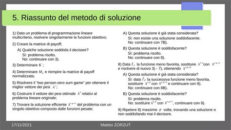 Extended Summary Of “an Algorithm For Solving Multicriteron Linear Programming Problems With