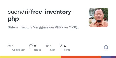 Github Suendrifree Inventory Php Sistem Inventory Menggunakan Php