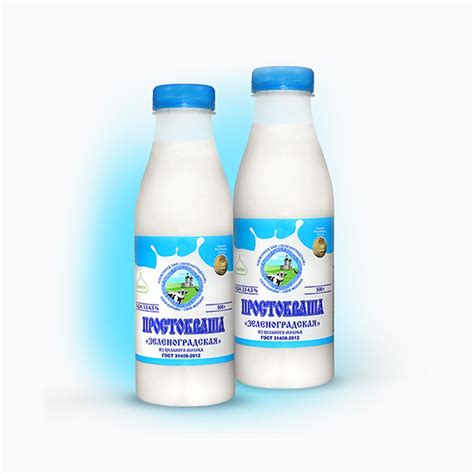 Простокваша 3,5-4,5% БЗМЖ АО «Зеленоградское», 500г | FoodPort Market