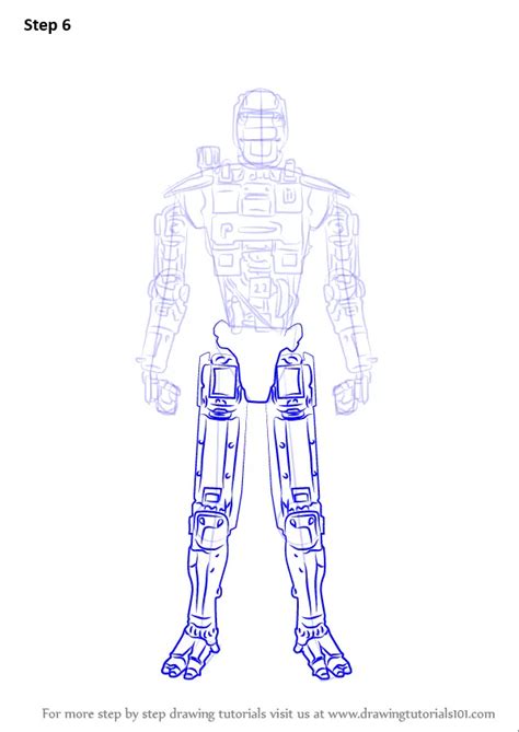 How To Draw Chappie The Robot From CHAPPiE CHAPPiE Step By Step DrawingTutorials Com