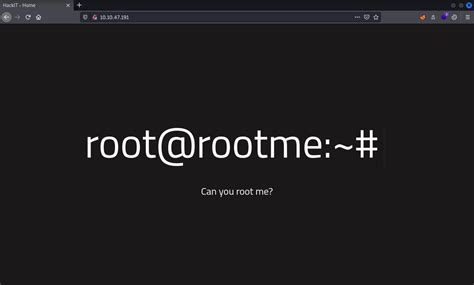 RootMe TryHackMe Walkthrough Infosec Articles