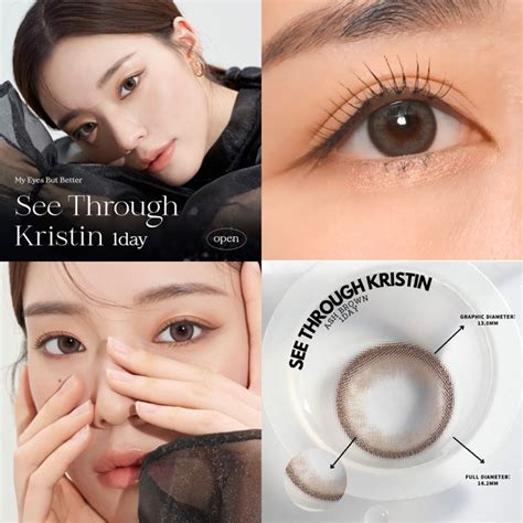 Hapa Kristin See Though Kristin Choco 1day10pcs 日day