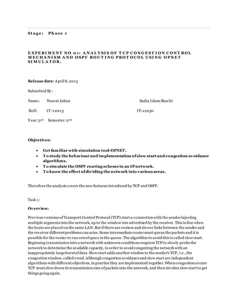 Opnet Lab Report Docx