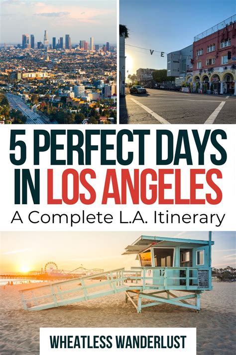 5 Days In Los Angeles Perfect Itinerary For First Timers Los Angeles