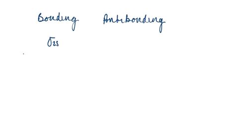 Solved Bring Two 2 S Orbitals Together To A Bonding Distance The Wave Troughs Will Overlap At