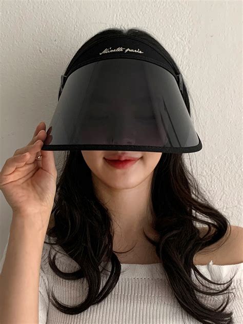 국내제작 썬캡 시험인증 999 특수필름 Uv각도조절 자외선차단 여성 남성 투명 코로나 방역 모자 햇빛가리개 투명캡