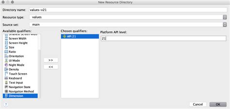 Android Cant Create A Version Specific Values Folder Stack Overflow