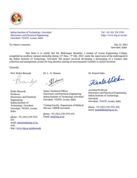 bidyasagar hazarika on linkedin iot internship iitguwahati techinnovation cloudtech