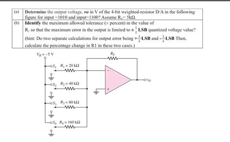 A Determine The Output Voltage Vo In V Of Studyx