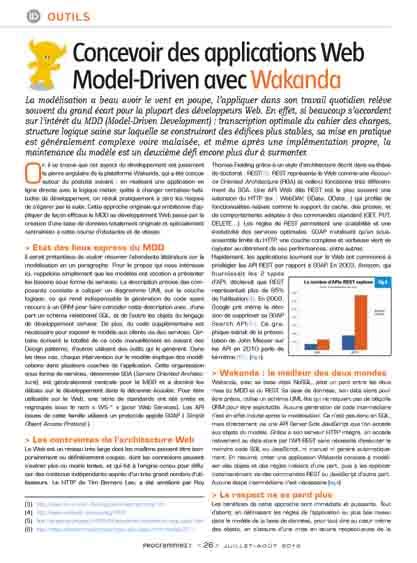 Concevoir Des Applications Web Model Driven Avec Wakanda