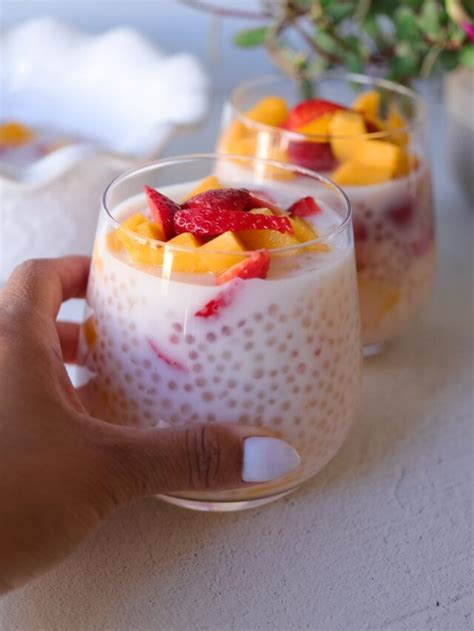 Mango Sago Recipe Naturally Gluten Free Dessert Eat With Carmen