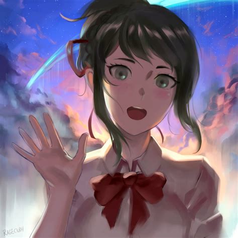 Miyamizu Mitsuha Kimi No Na Wa Drawn By Ragecndy Danbooru