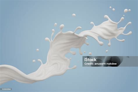 배경 액체 또는 요구르트 스플래쉬에 격리 된 우유 스플래쉬 클리핑 경로 포함 3d 그림 물이 튀는에 대한 스톡 사진 및 기타 이미지 Istock