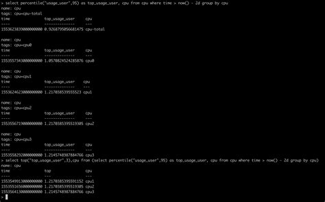 Help With Top 10 Results From A Specific Selection Influxdb Influxdb Grafana Labs Community