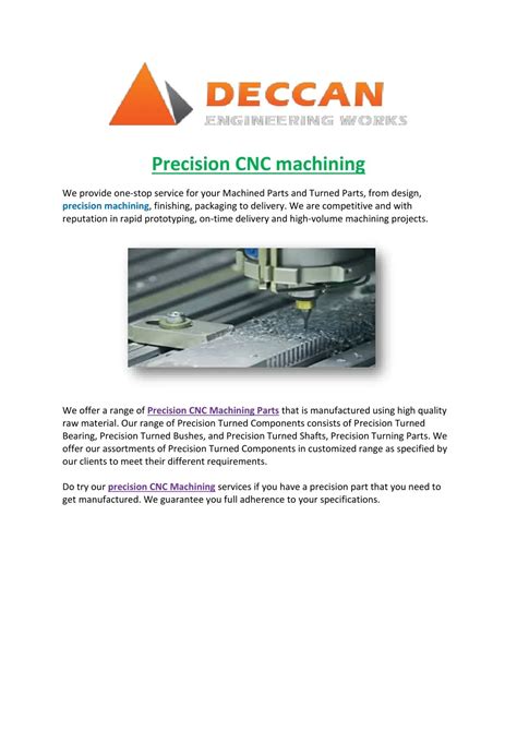 PPT Precision CNC Machining PowerPoint Presentation Free Download ID 7907991