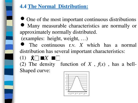 Ppt Continuous Random Variables Normal And Standard Distribution