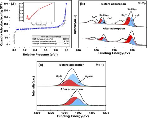 A N 2 Adsorption Desorption Isotherms And Pore Size Distribution Of