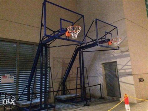 Basketball Board Set Fiberglass Acrylic Flexiglass Sports Equipment