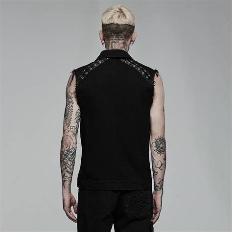 Libertine Men S Black Vest Immoral Fashion