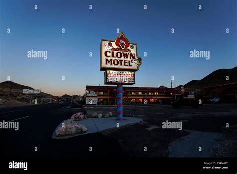 Clown Motel Known As Americas Scariest Hotel At Twilight On Main