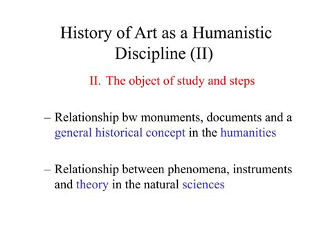 Ppt ‘the History Of Art As A Humanistic Discipline Powerpoint