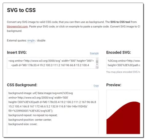6 Best Free Online Svg To Css Converter Websites