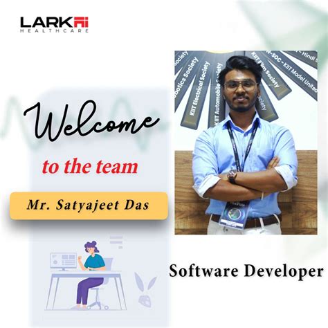 Larkai Healthcare On Linkedin We Are Glad To Welcome Mr Satyajeet Das