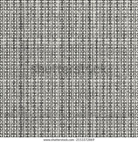 Monochrome Folk Weave Textured Striped Pattern Stock Vector Royalty