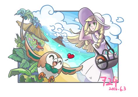 Rowlet And Lillie Pok Mon Know Your Meme