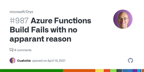 Azure Functions Build Fails With No Apparant Reason · Issue 987