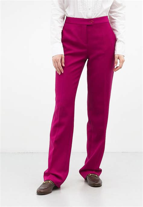 Брюки Moschino Resale цвет фуксия Mp002xw0sghp — купить в интернет магазине Lamoda