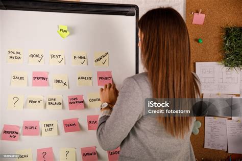 프로젝트를 계획하고 스티커 메모와 비전 보드를 만드는 사업가 25 29세에 대한 스톡 사진 및 기타 이미지 25 29세 계획 기업 재무와 산업 Istock