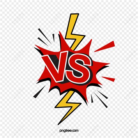 빨간 만화 일러스트 대 경쟁하얀표현반음 Png 일러스트 무료 다운로드 Lovepik