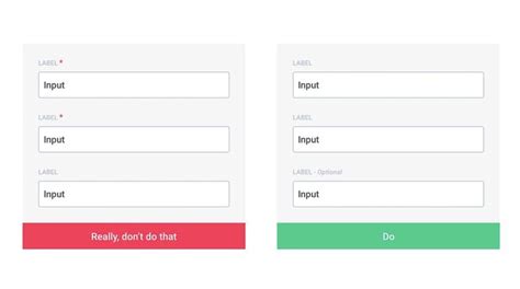 Form Fields Required Vs Optional