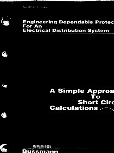 A Simple Approach To Short Circuit Calculations Pdf
