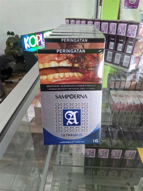 Sampoerna A Ultramild Isi 12 Batang Dan 16 Batang Nama 57 Off