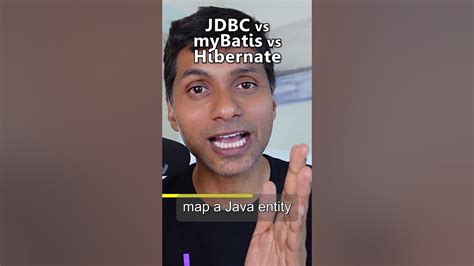 Jdbc Vs Mybatis Vs Hibernate Youtube