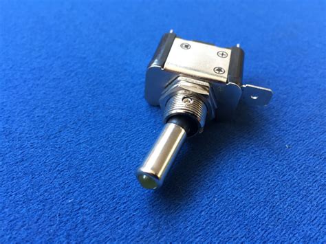 Toggle Flick Switch With Amber Led Light Trgb