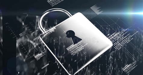 Image Of Padlock Digital Data Processing Stock Image Image Of System Access 348565229