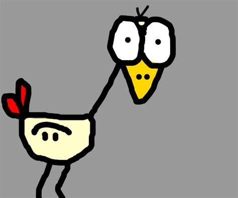 Extremely Skinny Chicken Drawception