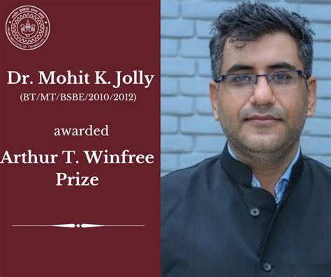 Heartiest Congratulations To Dr Mohit Kumar Jolly On Receiving This Prestigious Honor A Young