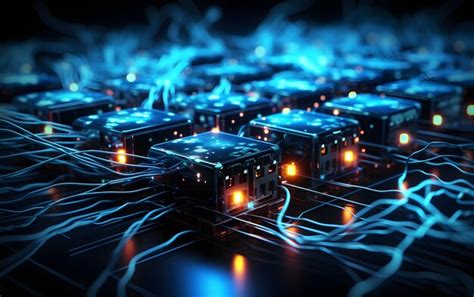 Premium Ai Image Internet Network Switch With Plugged Illustration