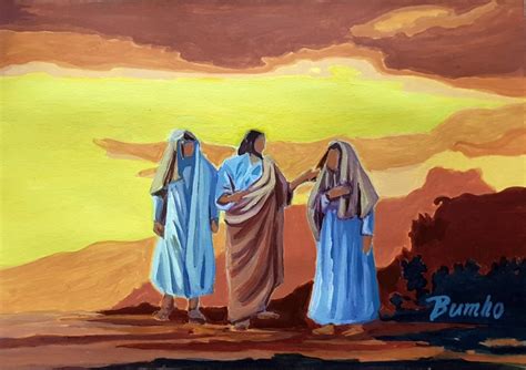 맹범호 엠마오의 예수님과 두 제자 2f 갤러리 그누보드5