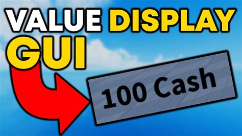 Value Display Gui Roblox Scripting Tutorial Youtube