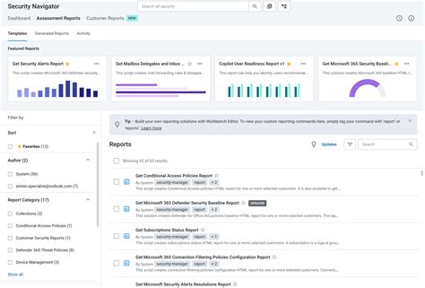Security Navigator Customized Customer Reports Skykick