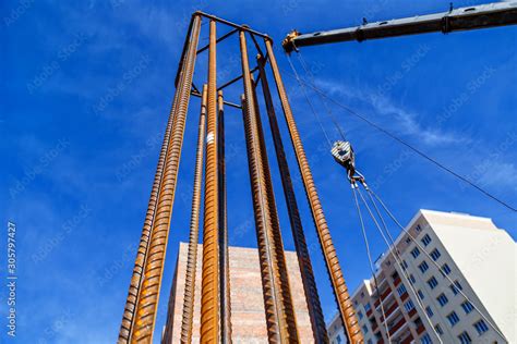 Industrial Background Rebar Texture Rusty Rebar For Concrete Pouring Steel Reinforcement Bars