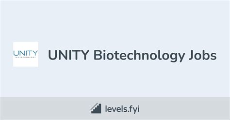 Unity Biotechnology Jobs Levelsfyi