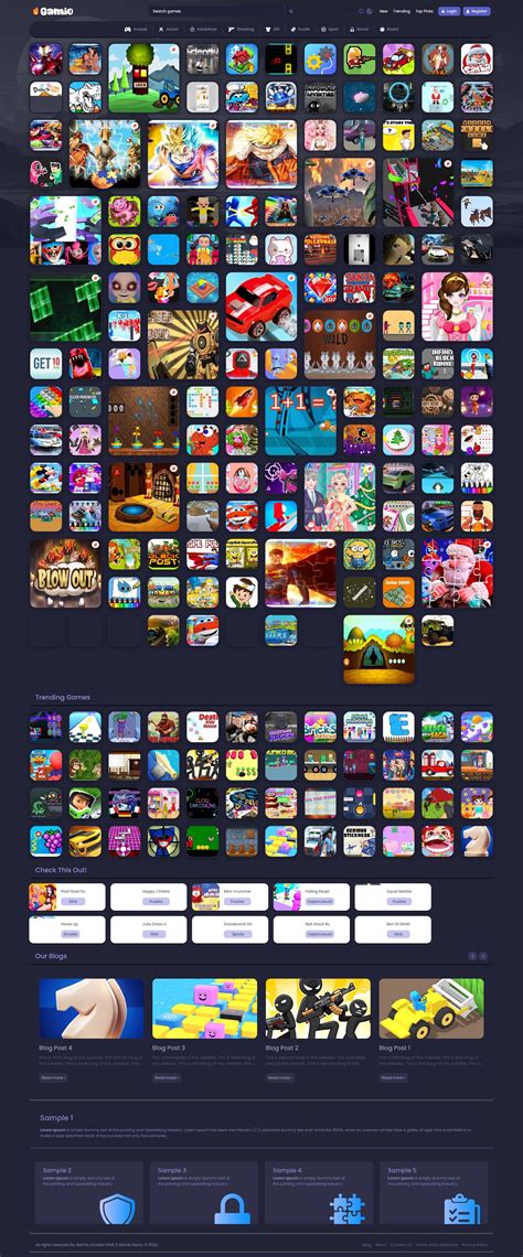 Gamio Arcade Html 5 Game Portal Php Script By Deluxescript Codester